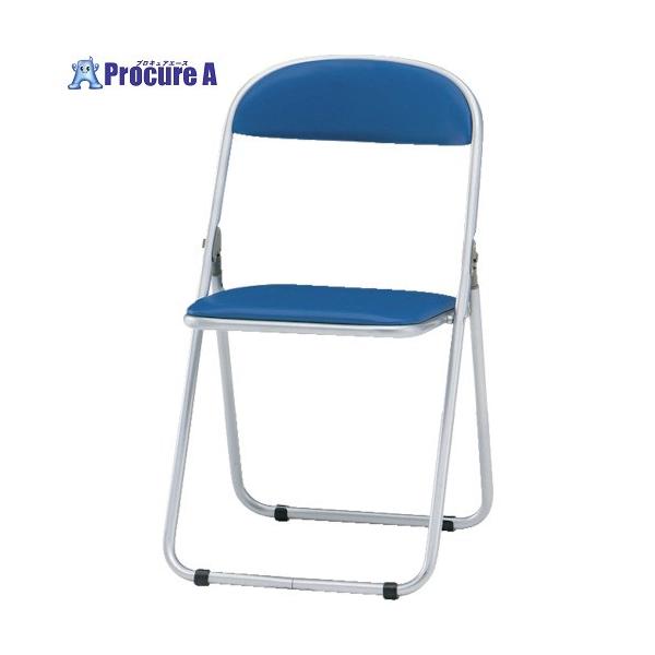 ●座幅(mm)：370●座奥行(mm)：370●張地：ウレタンレザー張り●色：ブルー●パイプ径(mm)：19.1●座高(mm)：424