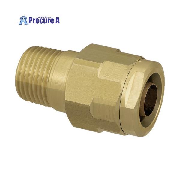 ●品名：ダブルロックジョイント　ＷＪ１型　テーパおねじ（黄銅）　Ｒ１／２×１３Ａ●L(mm)：50.0●最高使用圧力(MPa)：1.75●使用温度範囲(℃)：-20〜95●呼び径：R1/2×13A●28六角