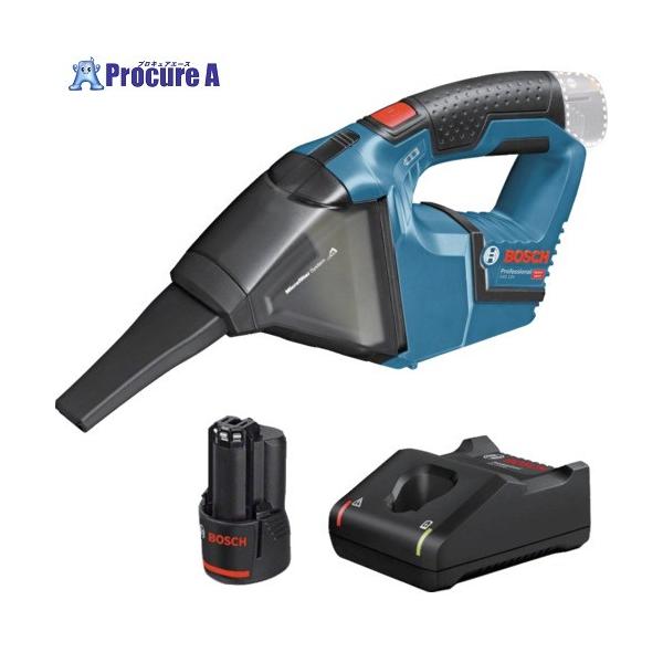 ●集じん容量(L)：0.35●最大風量(［［Ｍ３］］/min)：0.9●幅(mm)：273●奥行(mm)：77●高さ(mm)：170●電源(V)：DC10.8V（ボッシュプロ用充電式専用バッテリー）●色：ブルー●種類：コードレスクリーナー●...