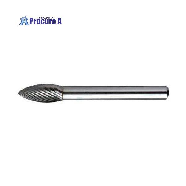 【送料都度見積】●形状：楕円型(スパイラルカット)●刃径(mm)：8●軸長(mm)：45●全長(mm)：64●最高使用回転数(rpm)：23000●オール超硬/ロー付：ロー付●刃径(角度)×刃長×軸径×軸長(mm)：8×19×6×45●シャ...