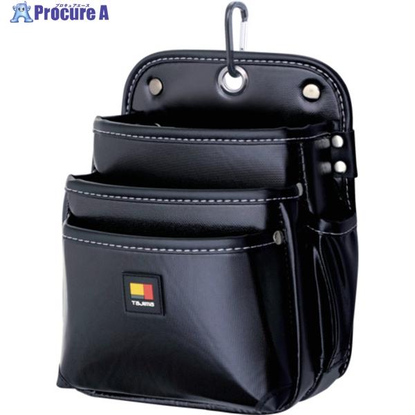 ●色：黒●形状：腰袋3段大●幅(mm)：210●奥行(mm)：151●高さ(mm)：250●ベルト通し幅(mm)：50●包装形式：台紙●包装寸法タテ(mm)：275●包装寸法ヨコ(mm)：205●包装寸法オクユキ(mm)：154●梱包単位：...