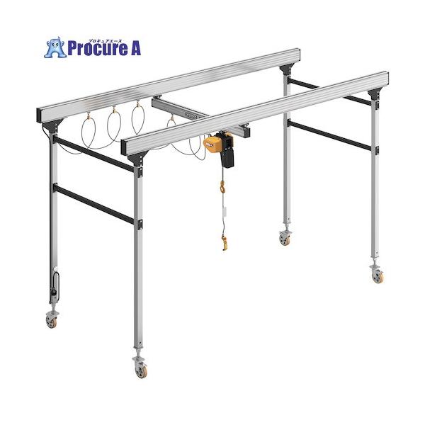 【代引決済不可】【送料都度見積】  ●定格吊荷重(t)：0.075●全幅(m)：3.003●全高(m)：3.023●揚程(m)：4.0●電源(V)：3相200〜240●給電ケーブル(m)：15●走行レール：ALU3●走行レールピッチ(Lw)...