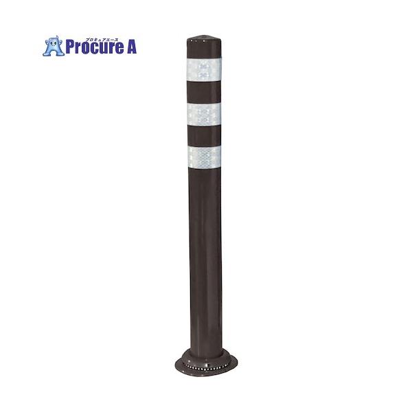 【送料都度見積】●色：ダークブラウン●幅(mm)：140●高さ(mm)：1000●タイプ：接着式●ベース(mm)：140×160●全幅(mm)：160●本体色：ダークブラウン●ポール径：80