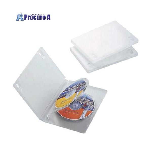 ●幅(mm)：136●奥行(mm)：15●高さ(mm)：191●色：クリアー●収納枚数(枚)：CDまたはDVD3●重量(g)：95●内寸W(mm)：122●内寸D(mm)：2.5●内寸H(mm)：185●インデックスシール：○