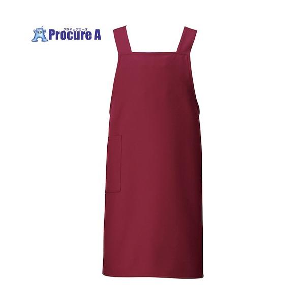 【送料都度見積】●色：ボルドー●着丈(cm)：83●幅(cm)：89●タイプ：胸当て・H型