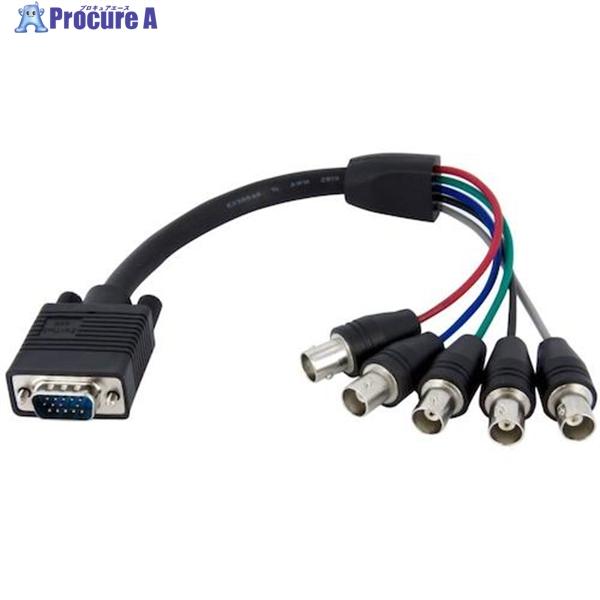 ●コネクタ形状：●コネクタA：VGA (高密度D-Sub、15ピン)●コネクタB：BNC (RF同軸型)●ケーブル長(m)：0.3