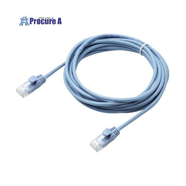 ●色：ブルー●芯数：8芯●ケーブル長(m)：3●伝送速度(Gbps)：1●伝送帯域：100MHzまで●ケーブル太さ(mm)：φ3.6●ヨリ対芯線(ツイストペアケーブル)：○●導体構成：ヨリ線●コネクタ有無：両端コネクタ付●モールド加工コネク...