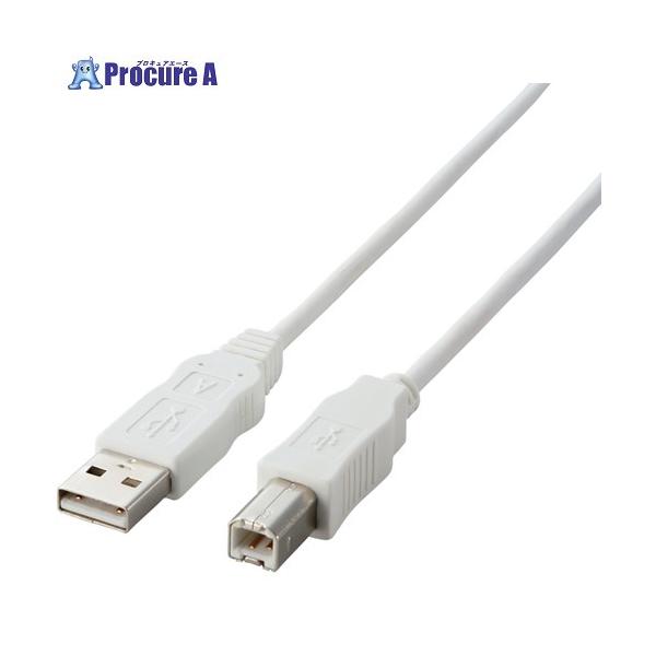 ●色：ホワイト●長さ(m)：2.0●コネクタ形状：USB(A)オス - USB(B)オス●適合機種：USB(Aタイプ)を持つパソコン及びUSB HUB、USB仕様の周辺機器●ケーブル長：2m ※コネクタ部分を除く●対応転送速度：480Mbp...