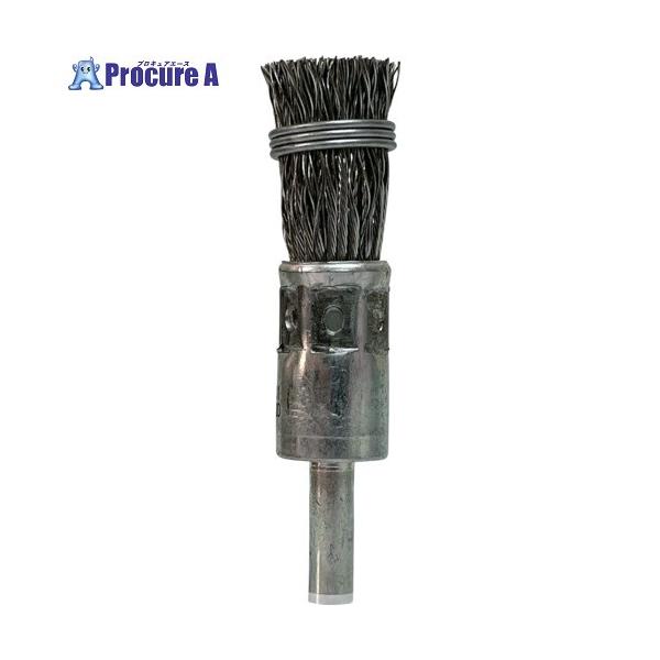 【送料都度見積】●外径(mm)：15●毛丈(mm)：25●軸長(mm)：25●軸径(mm)：6●全長(mm)：75●線径(mm)：0.3●最高使用回転数(rpm)：3000