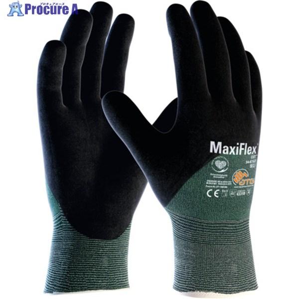 ●色：グリーン/ブラック●サイズ：L●全長(cm)：23.5●手のひら周り(cm)：19.4●中指長さ(cm)：7.5●厚さ(mm)：0.8●ゲージ数：18●EN388 2016規格：4331B●すべり止め：あり●コーティング：3/4