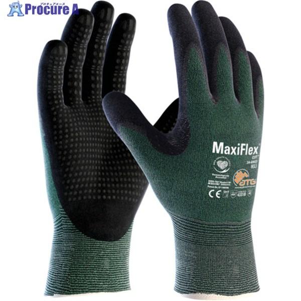 ●色：グリーン/ブラック●サイズ：L●全長(cm)：23.5●手のひら周り(cm)：19.6●中指長さ(cm)：7.5●厚さ(mm)：0.9●ゲージ数：18●EN388 2016規格：4331B●すべり止め：あり●コーティング：手のひら側