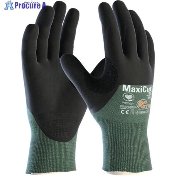 ●色：グリーン/ブラック●サイズ：S●全長(cm)：22.0●手のひら周り(cm)：21.2●中指長さ(cm)：8.0●厚さ(mm)：1.1●ゲージ数：18●EN388 2016規格：4341B●すべり止め：あり●コーティング：4分の3