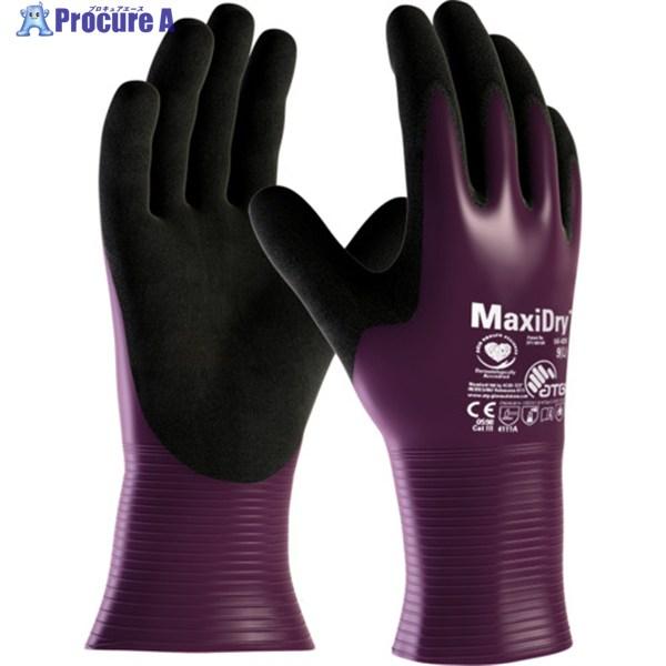 ●色：パープル/ブラック●サイズ：XL●全長(cm)：25●手のひら周り(cm)：23.0●中指長さ(cm)：8.6●厚さ(mm)：1.0●すべり止め：あり●EN388 2016規格：4111A