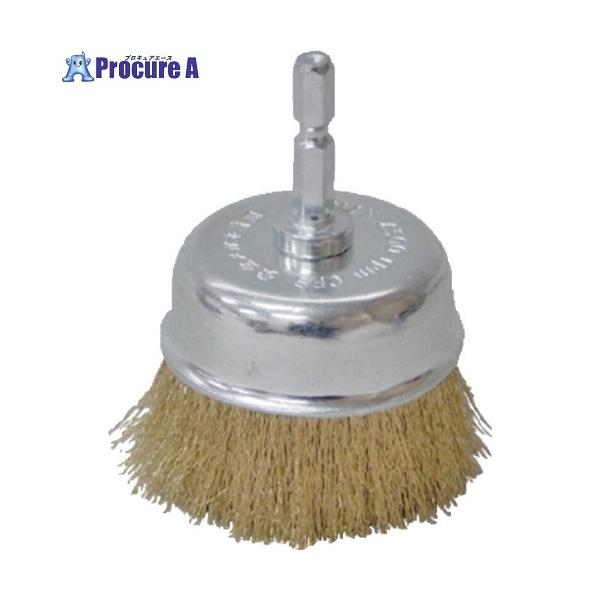 ●線径(mm)：0.15●毛材：真鍮●外径(mm)：65●毛丈(mm)：28●軸長(mm)：29●軸径(mm)：六角軸（対辺6.35）●最高使用回転数(rpm)：4500●適正回転数(rpm)：2000