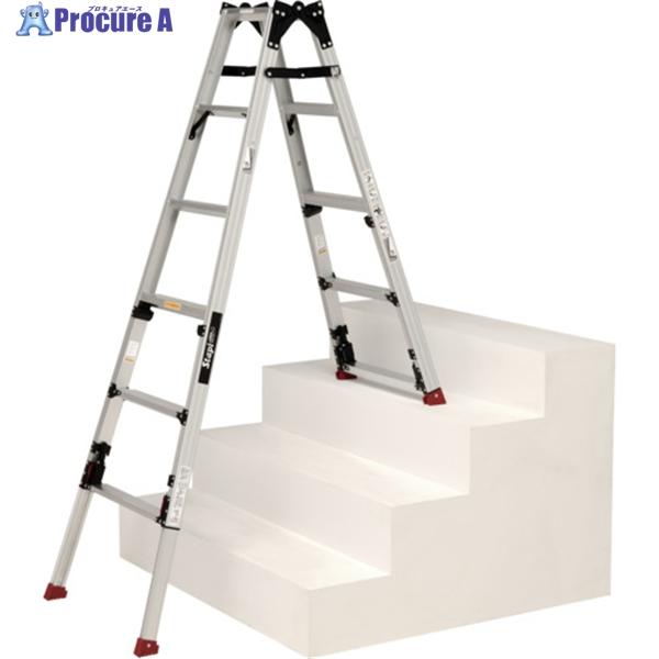 ●最大使用質量(kg)：100●天板高さ(m)：1.53〜1.68●はしご全長(m)：2.93〜3.87●天板寸法(mm)：303×172●踏ざん間隔(mm)：305●踏ざん踏面幅(mm)：55.3●脚部伸縮ピッチ(mm)：6●天板高さ(m...