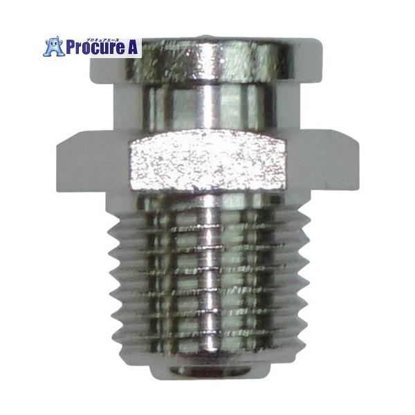 ●接続口径：R1/8●適合機種：ヤマダSPK-2CN●ねじ長さ(mm)：9●形状：ボタンヘッド●全長(mm)：19●六角二面幅(mm)：17