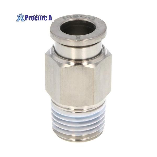 【送料都度見積】●最高使用圧力(MPa)：1.0●使用流体：空気、水、その他薬品など●適合チューブ外径(mm)：φ8●使用圧力：-100kPa●使用温度範囲(℃)：-5〜150(凍結なきこと)●形状：ストレート●適用ネジサイズ：R1/8