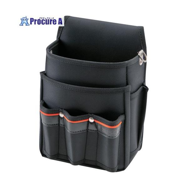 ●色：ブラック●形状：腰袋2段+ペンチケース●幅(mm)：190●奥行(mm)：110●高さ(mm)：210●ベルト通し幅(mm)：約75