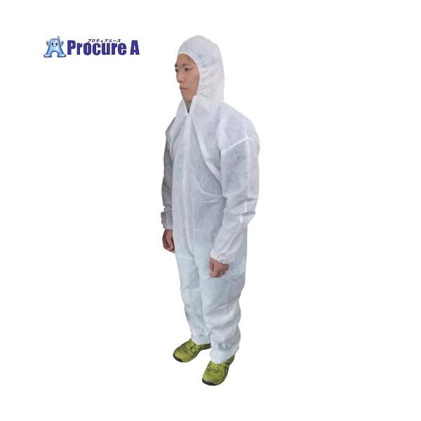 ●色：白●サイズ：4L●適合身長(cm)：185〜200●適合胸囲(cm)：100〜120●適合股下(cm)：80●タイプ：つなぎ服