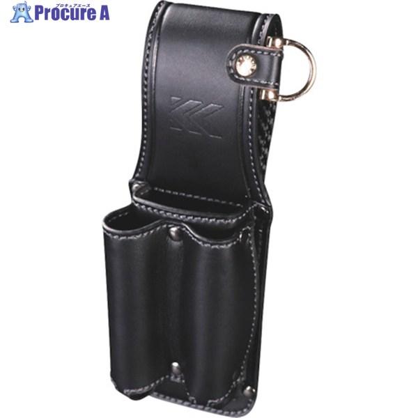 ●色：黒金●形状：カッターマーカー2段ホルダー●幅(mm)：45●奥行(mm)：75●高さ(mm)：230●ベルト通し幅(mm)：65