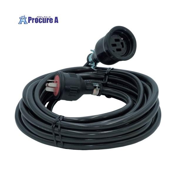 【送料都度見積】●電線仕様長さ(m)：20●電線仕様芯数(C)：4●コンセント仕様定格：3P-20A-250V●コンセント仕様個数：1●電線種：S-VCT●キャブタイヤ太さ(sq)：3.5