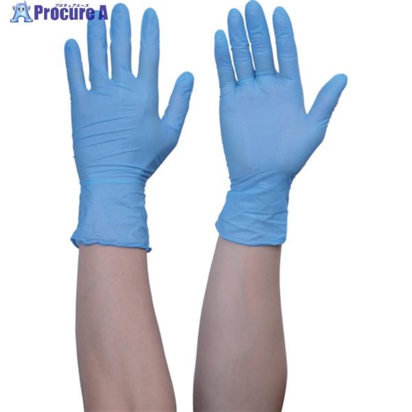 ●色：ブルー●サイズ：M●全長(cm)：24.0●手のひら周り(cm)：20.1●中指長さ(cm)：8.0●厚さ(mm)：0.1●粉(あり・なし)：なし●エンボス加工：指先●食品衛生法：適合●左右の区別：左右兼用●箱入数（枚）：100