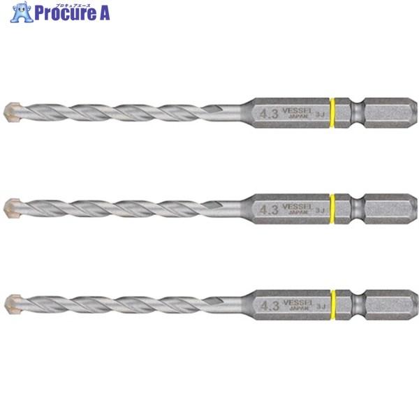 ●刃径(mm)：4.3●有効長(mm)：50●全長(mm)：95●シャンク形状：六角●シャンク径(mm)：6.35●適合機種：充電・電動インパクトドライバー