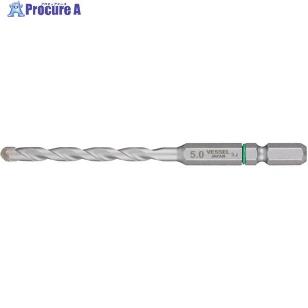 ●刃径(mm)：5.0●有効長(mm)：50●全長(mm)：95●シャンク形状：六角●シャンク径(mm)：6.35●適合機種：充電・電動インパクトドライバー