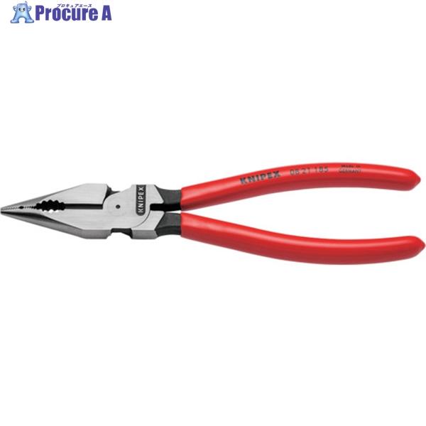 ●全長(mm)：185●厚さ(mm)：14●切断能力(mm)硬線：φ3.0●切断能力(mm)中硬線：φ3.8●先端形状：平型●ハンドル：プラスチックコート●落下防止用ひも取付穴：無●圧着機能：無●切断能力(mm)銅・アルミ：φ13.0●切断...