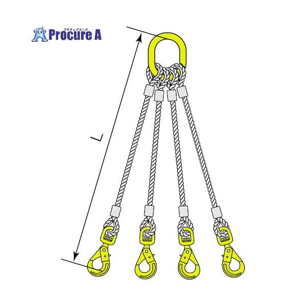 【送料都度見積】●全長(m)：2●スリング径(mm)：12●30゜吊り(t)：3.2●60゜吊り(t)：3