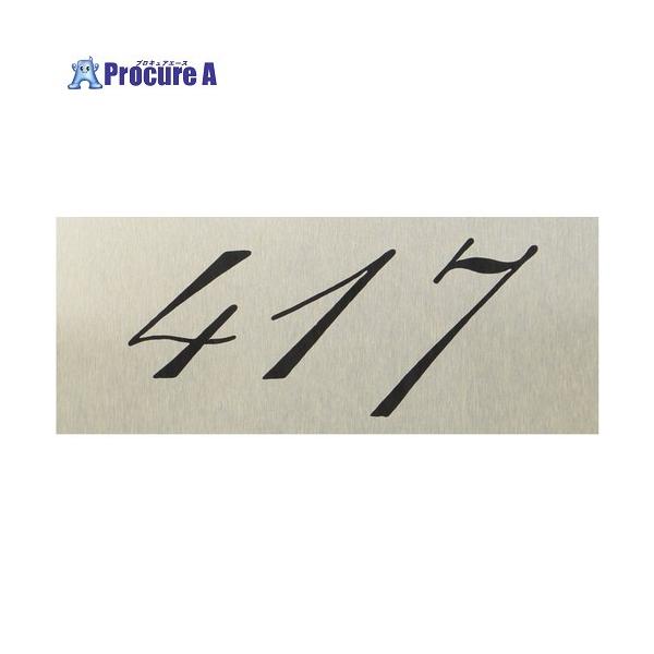 【送料都度見積】 ※個人宅様送り不可 ●表示内容：417●取付仕様：粘着テープ●縦(mm)：49●横(mm)：20●厚さ(mm)：0.2