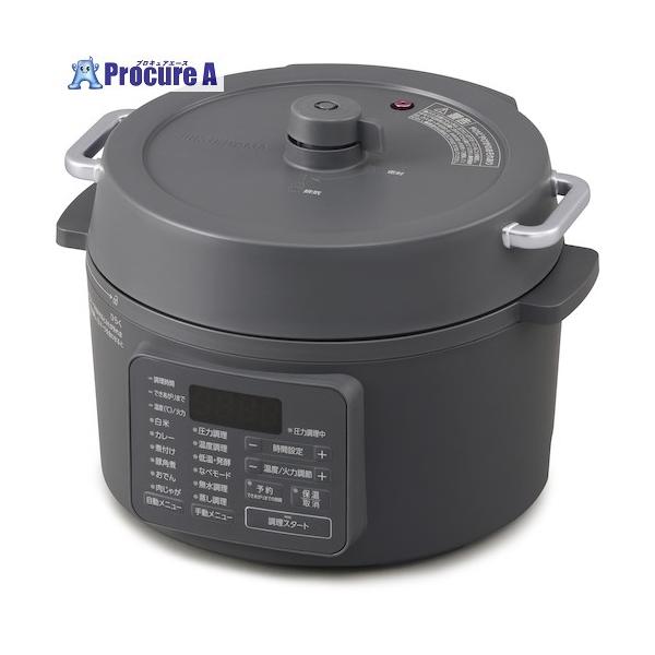【送料都度見積】●幅(mm)：300●奥行(mm)：288●高さ(mm)：224●消費電力(W)：800●電源(V)：単相100●電源コード長さ(m)：2.0●色：グレー●炊飯容量(合)：4●最高圧力(kPa)：70●調理容量(L)：2.0...