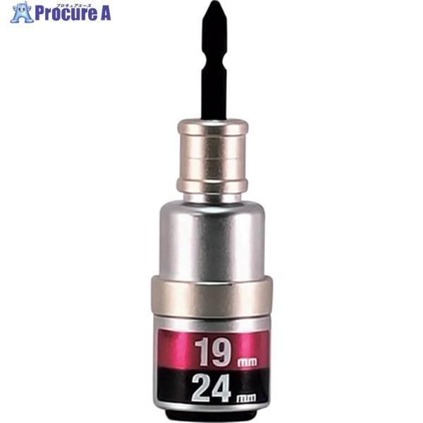 ●対辺寸法(mm)：19/24●全長(mm)：120●対辺形状：6角●差込寸法(mm)：6.35●タイプ：インナースライド