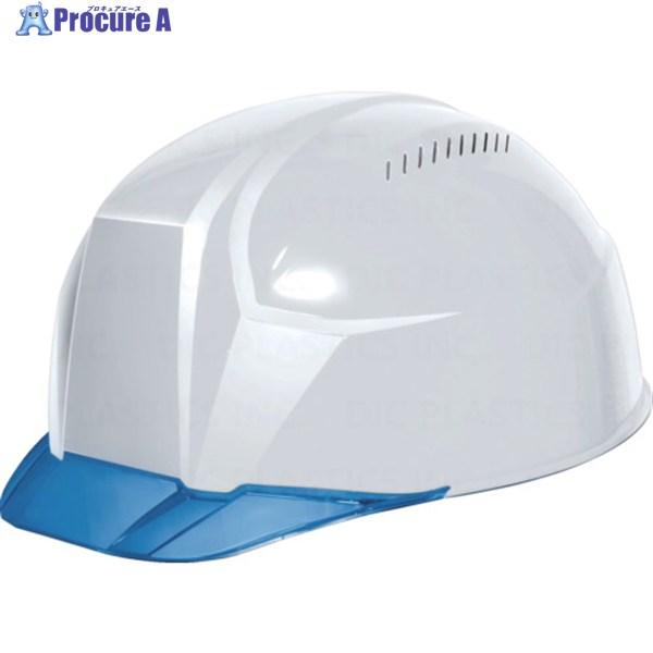 ●帽体色：白●バイザー色：ブルー●頭囲(cm)：53〜62●衝撃吸収ライナー有無：有●通気孔有無：有●タイプ：成形内装●溝有無：有●墜落時保護用：○