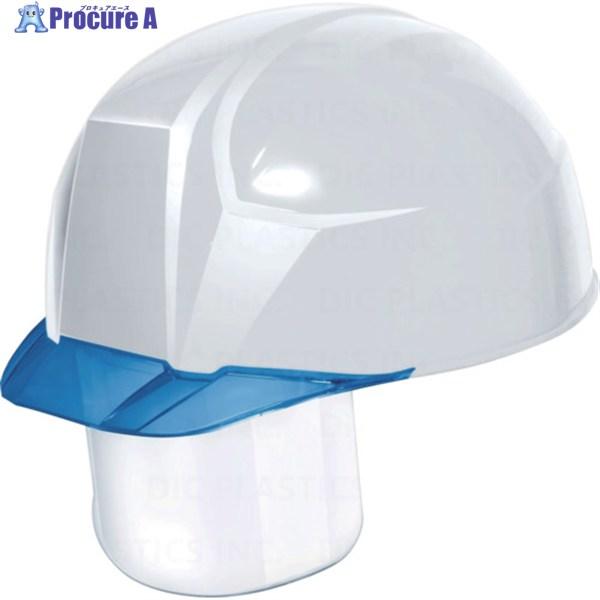 ●帽体色：白●バイザー色：ブルー●シールド色：クリア●頭囲(cm)：53〜62●衝撃吸収ライナー有無：有●墜落時保護用：○●通気孔有無：無し●タイプ：成形内装●溝有無：有