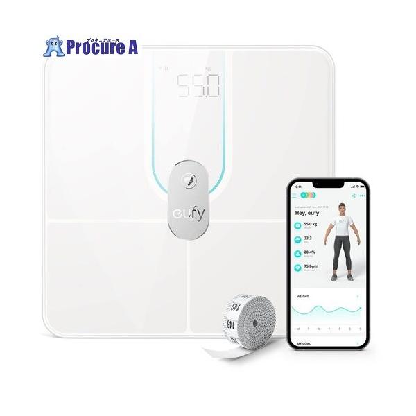 ●最大表示(kg)：150●最小表示(kg)：0.1●幅(mm)：280●奥行(mm)：280●高さ(mm)：26●色：ホワイト●測定項目：体重 / 体脂肪率 / BMI / 心拍数 / 筋肉量 / 骨量(kg) / 水分量 / タンパク質...