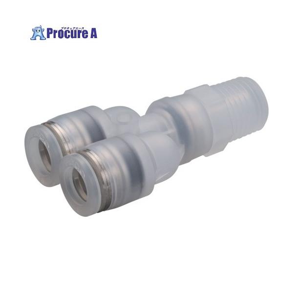 【送料都度見積】●最高使用圧力(MPa)：1.0(at0〜20℃)●使用流体：空気、水、その他薬品など●使用温度範囲(℃)：0〜80(凍結なきこと)●使用圧力：-100kPa●形状：ブランチワイ●適合チューブ外径(インチ)：1/2●適用ネジ...