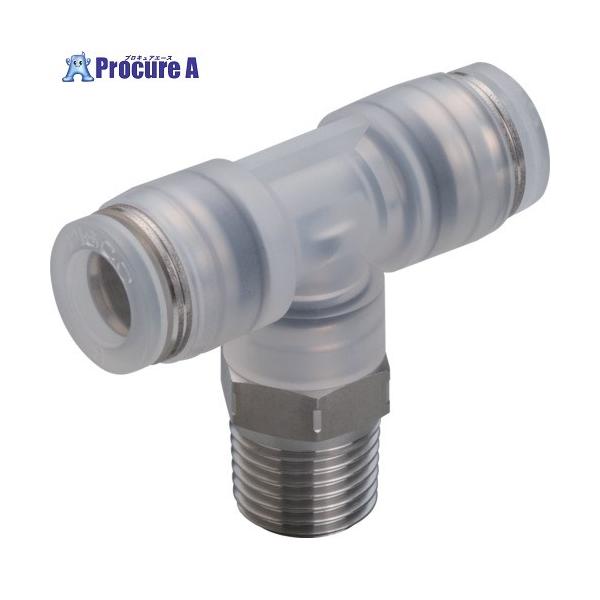 【送料都度見積】●最高使用圧力(MPa)：1.0(at0〜20℃)●使用流体：空気、水、その他薬品など●使用温度範囲(℃)：0〜80(凍結なきこと)●使用圧力：-100kPa●形状：ティー●適合チューブ外径(インチ)：1/2●適用ネジサイズ...