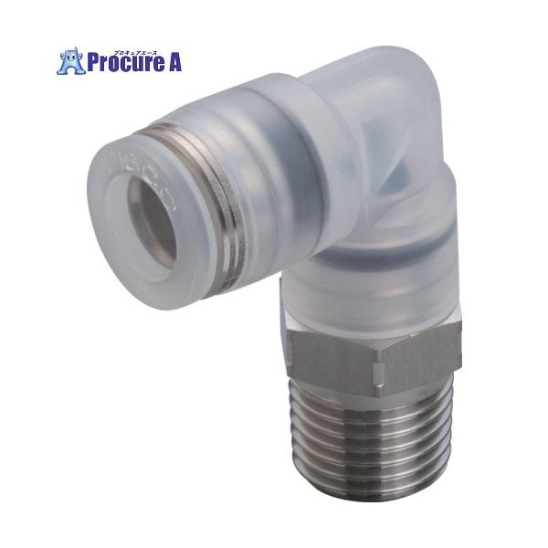 【送料都度見積】●適合チューブ外径D(mm)：φ12.7●最高使用圧力(MPa)：1.0(at0〜20℃)●使用流体：空気、水、その他薬品など●使用温度範囲(℃)：0〜80(凍結なきこと)●使用圧力：-100kPa●形状：エルボ●適合チュー...