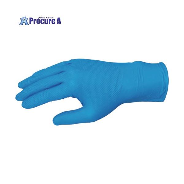 ●色：ブルー●サイズ：S●全長(cm)：24●手のひら周り(cm)：19.0●中指長さ(cm)：8.2●厚さ(mm)：0.2●粉(あり・なし)：なし●すべり止め：あり●エンボス加工：全面（菱形）●食品衛生法：適合●左右の区別：左右兼用