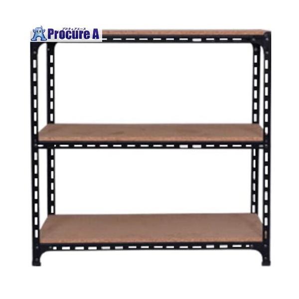 ●間口(mm)：900●奥行(mm)：600●高さ(mm)：750●色：ブラック●棚段数(段)：3●均等積載量(kg/段)：70●最大積載量(kg/台)：210●棚板調整ピッチ(mm)：50