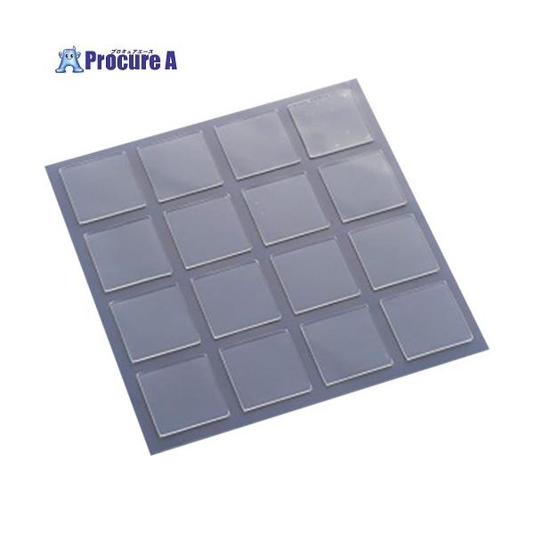 【送料都度見積】●色：透明●幅(mm)：50●長さ(mm)：50●厚さ(mm)：2.0●形状：角形●適正荷重(kg)：15.0（1枚あたり）●硬度：アスカーC23