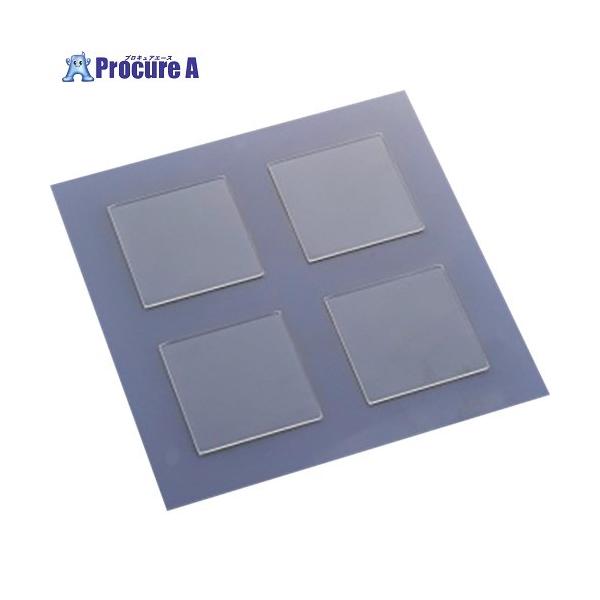 【送料都度見積】●色：透明●幅(mm)：80●長さ(mm)：80●厚さ(mm)：2.0●形状：角形●適正荷重(kg)：38.0（1枚あたり）●硬度：アスカーC23