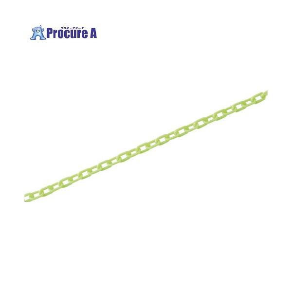 【送料都度見積】●色：蛍光黄●長さ(m)：10●線径：6mmφ●チェーン内径：9×26mm