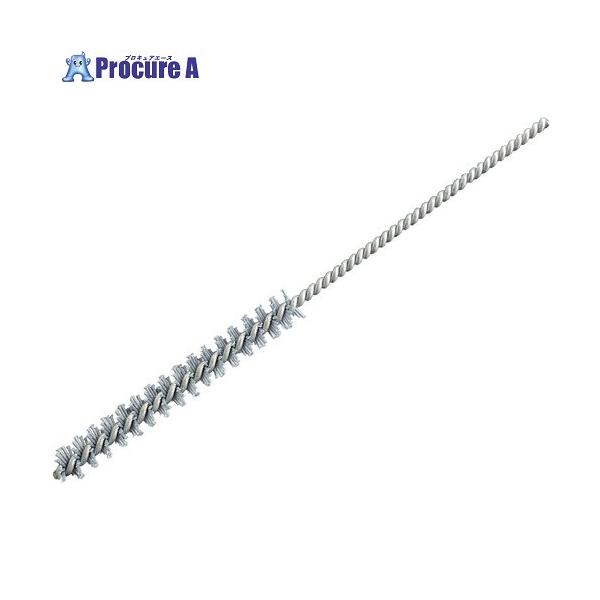 【送料都度見積】●線径(mm)：0.45●全長(mm)：110●外径(mm)：6.5●ブラシ部長さ(mm)：50●軸径(mm)：2.2●毛材：砥粒入りナイロン●適合内径(mm)：6●最高使用回転数(rpm)：1000●粒度(#)：400