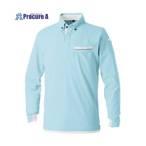 【送料都度見積】●色：サックス●サイズ：3L●着丈(cm)：75●胸囲(cm)：120●袖丈(cm)：64●肩幅(cm)：48