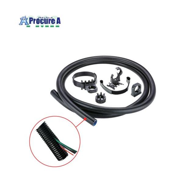 ●色：黒●呼び径(mm)：29●長さ(m)：3●内径(mm)：26.8●外径(mm)：34.5●適合コンジットチューブサイズ(NW)：29●セット内容：XTPCG-29BB.4L/BCCH-29/BCSR-29/BFH-36-0