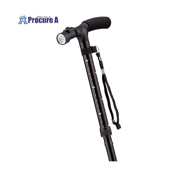 ※個人宅様送り不可 ●全長(cm)：全長770〜最大890(5段階)　折りたたみ時約300使用電池：LR44電池×4個(テスト電池付属)●色：ブラック●セット内容：本体、収納袋