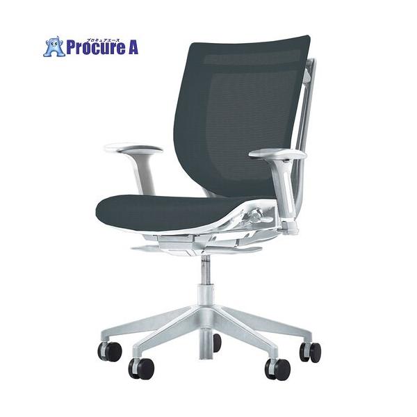 【送料都度見積】 ※車上渡し ●座幅(mm)：455●座奥行(mm)：420●座面高さ(mm)：430〜550●幅(mm)：690〜750●奥行(mm)：650●高さ(mm)：915〜1035●張地：メッシュ●色：ブラック●脚色：グレー●座...