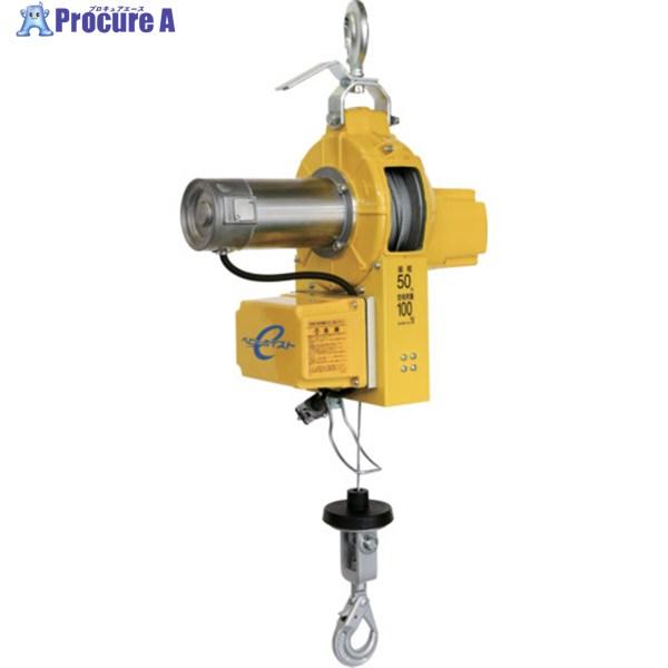 ●定格荷重(t)：0.13●標準揚程(m)：30●巻上モータ容量(kW)：0.4●巻上速度(m/min)低速：3.1〜4.1●巻上速度(m/min)高速：11〜15●巻上モータ容量(kW)50Hz：0.4●巻上モータ容量(kW)60Hz：0.4